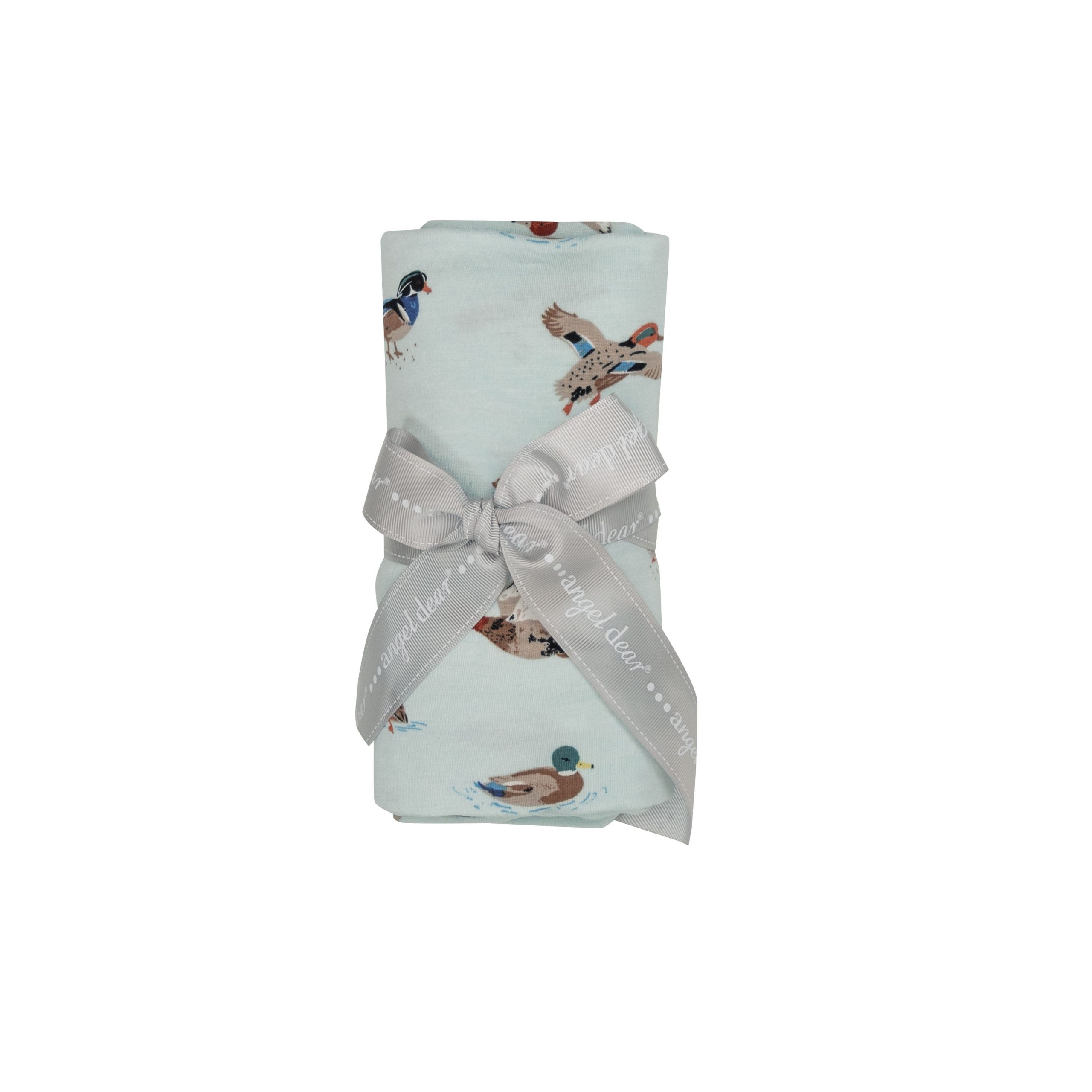 Duck Swaddle Blanket Green | Angel Dear | Iris Gifts & Décor