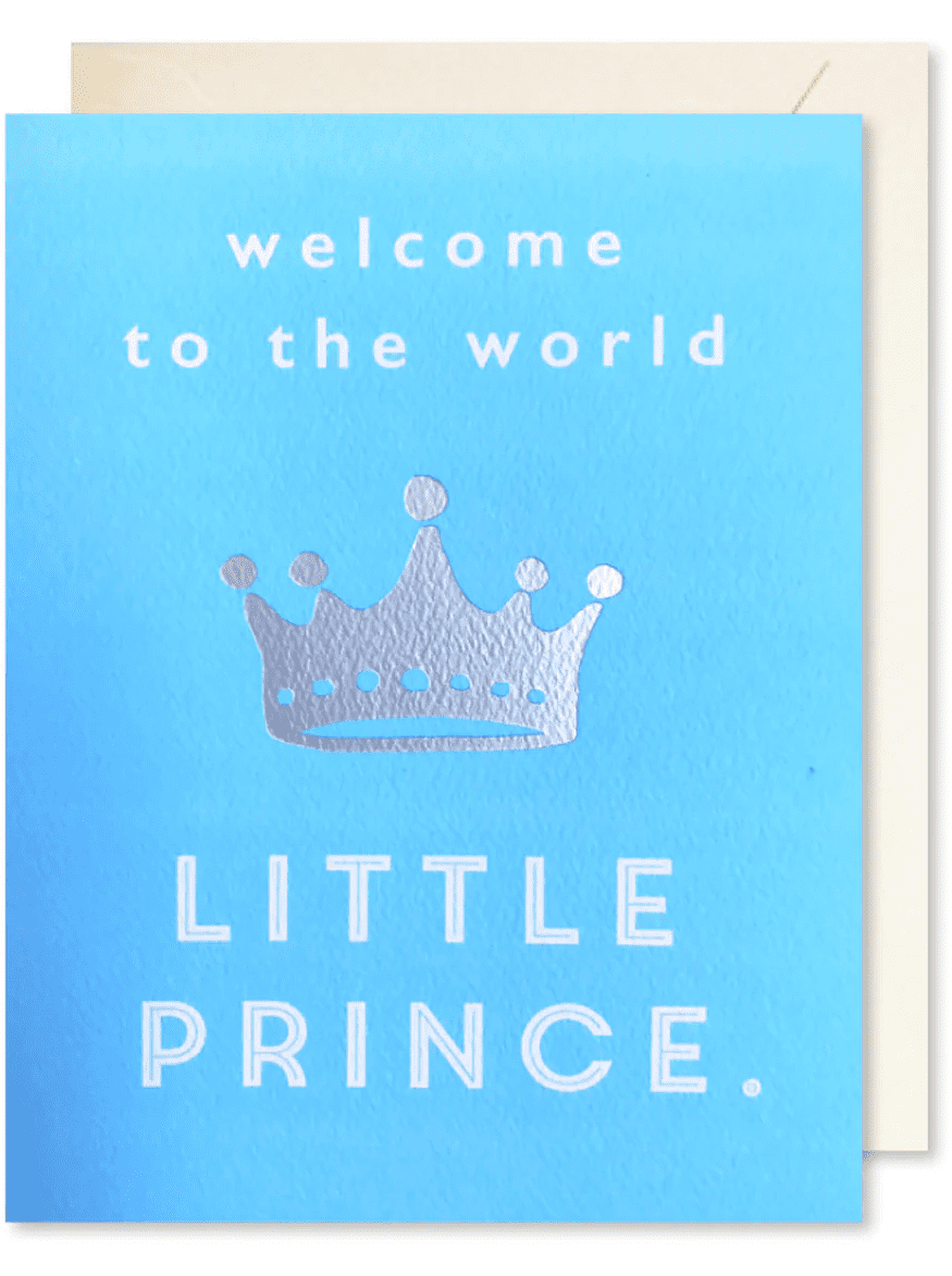 Baby Prince Card | J. Falkner | Iris Gifts & Décor