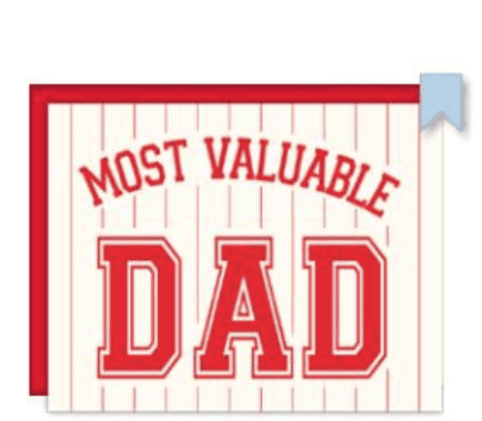 Greeting Card - Most Valuable Dad | Rosanne Beck | Iris Gifts & Décor