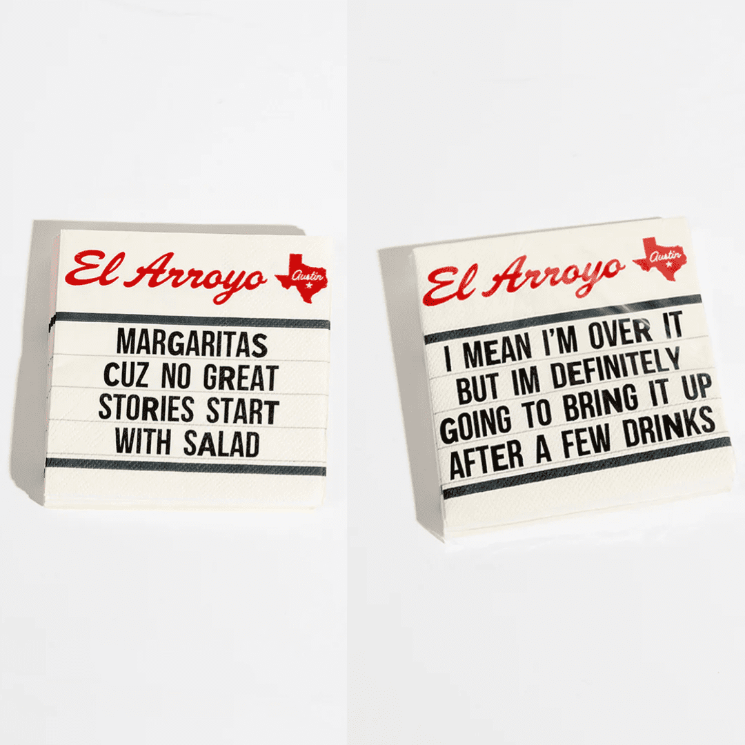 EA Cocktail Napkins | El Arroyo | Iris Gifts & Décor